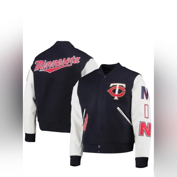 Jackets & Coats | Mens Pro Standard Royal White Chicago Cubs Varsity ...